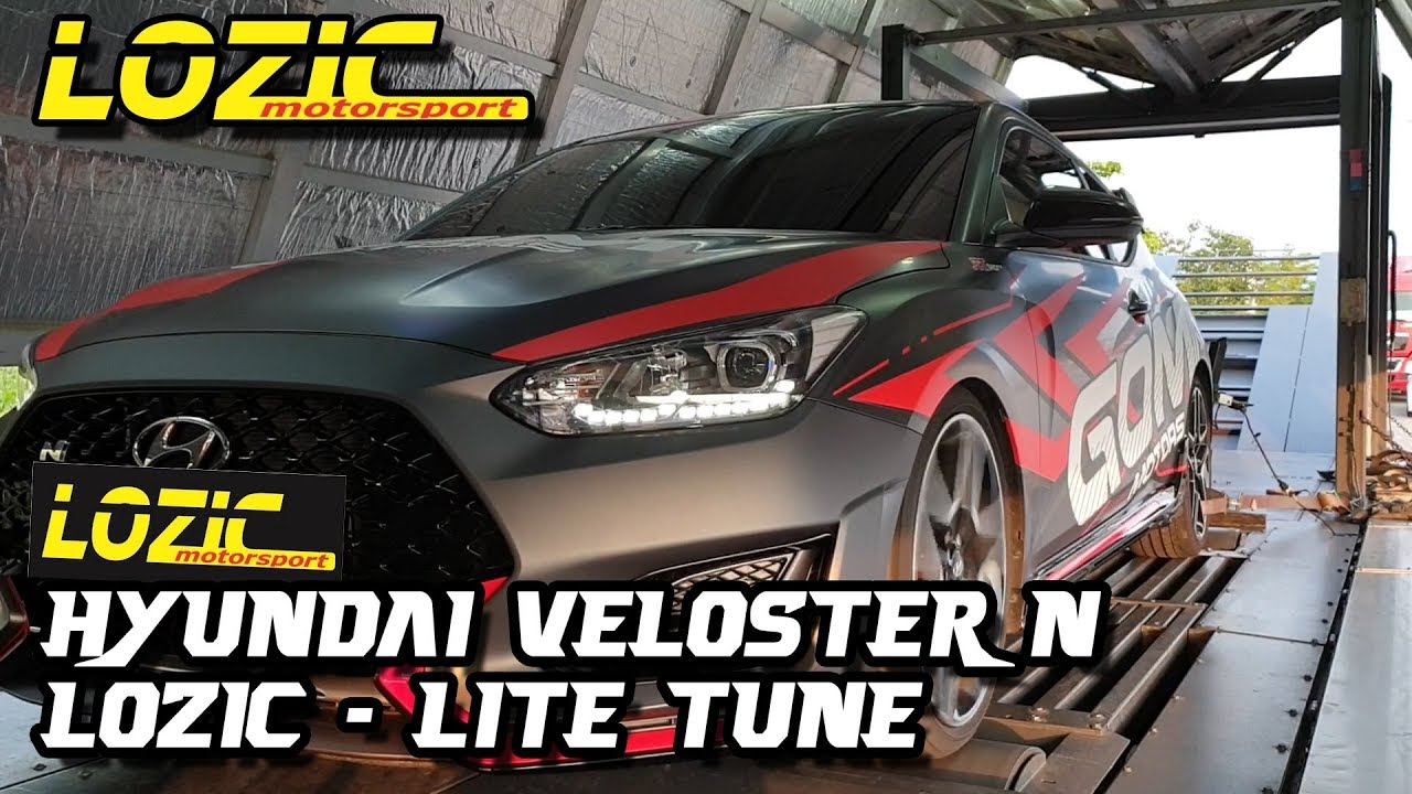 Hyundai 현대 Veloster N 벨로스터N Lozic-Lite tune, Lozic 로직 - YouTube
