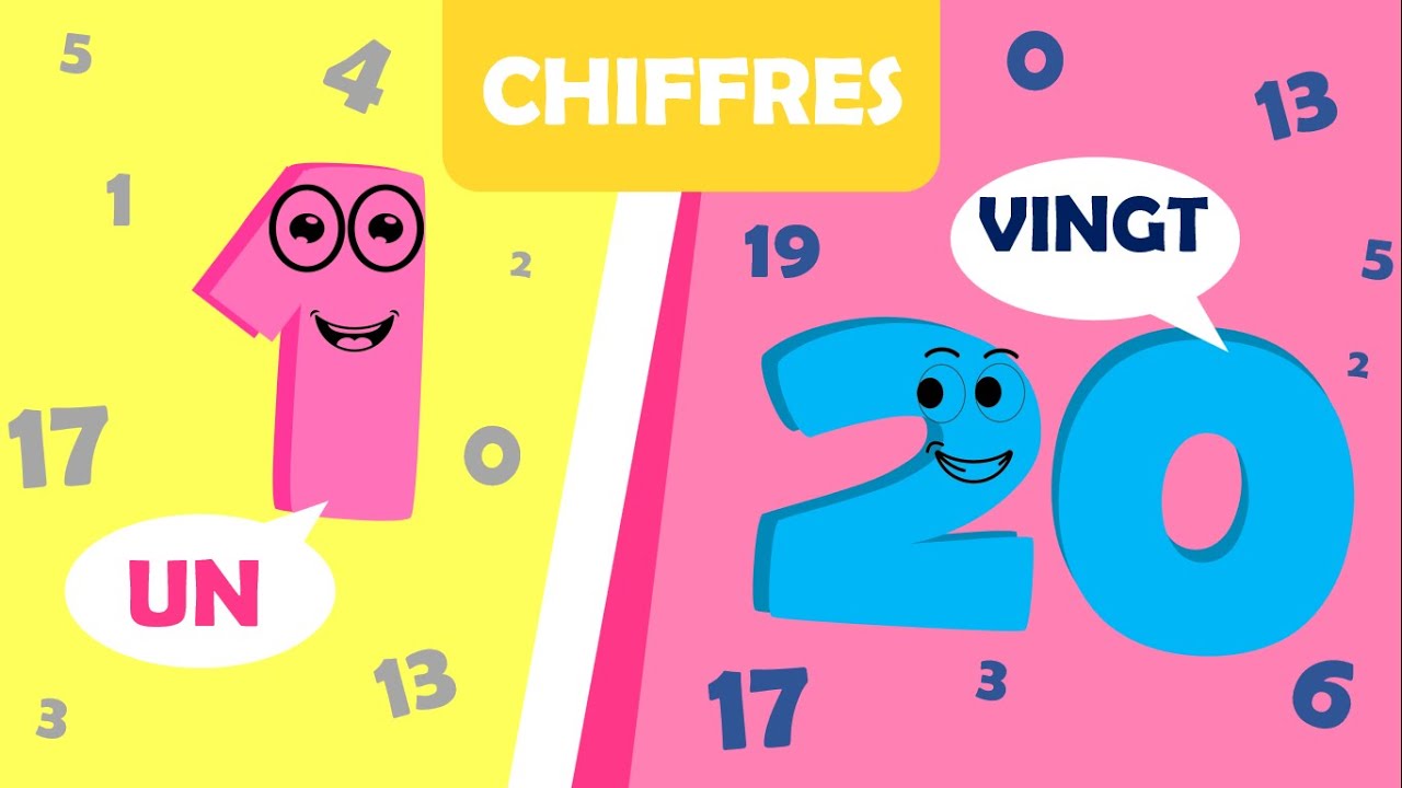 NOMBRES de 1 à 20 !! Apprends à COMPTER et à ECRIRE les nombres de 1 à ...