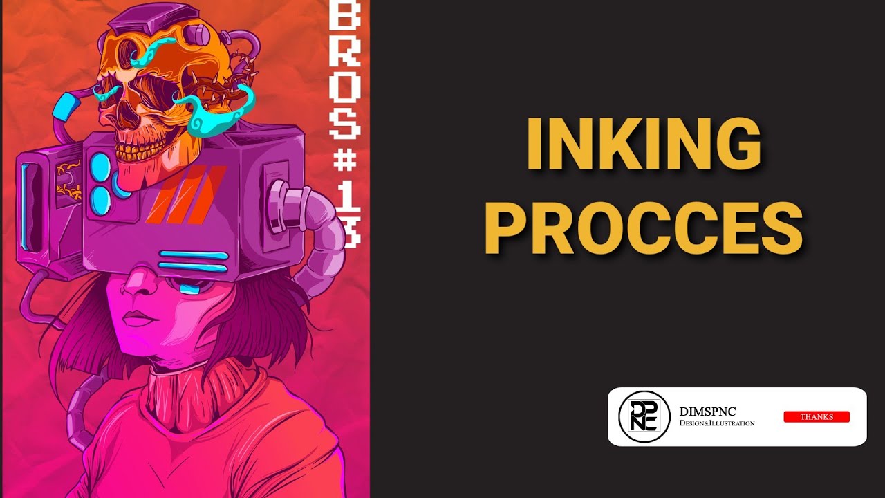 TUTORIAL INKING ADOBE ILLUSTRATOR - YouTube