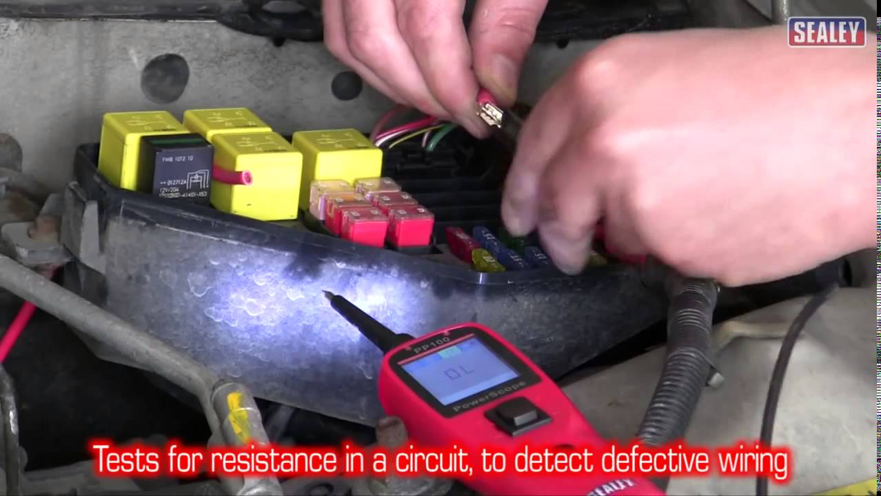 Sealey PP100 Automotive Test Probe Scope - YouTube
