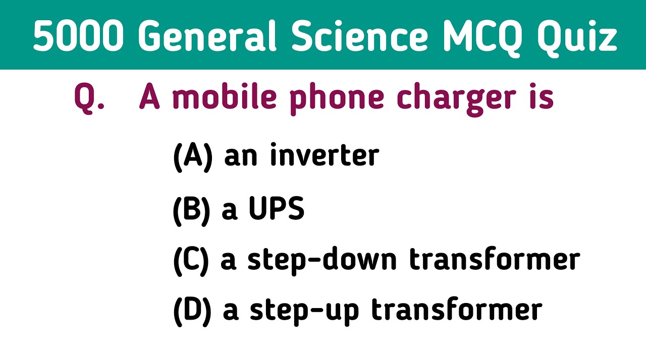 30 General Science MCQs Quiz Set 45 | Important For All Competitive ...
