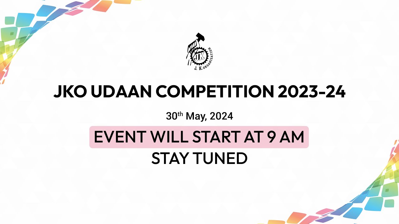 JKO UDAAN COMPETITION 2023-24 - YouTube