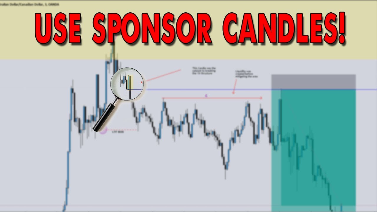 HOW TO USE SPONSOR CANDLES FOR SNIPER ENTRIES | WYCKOFF + ORDER-BLOCK ...