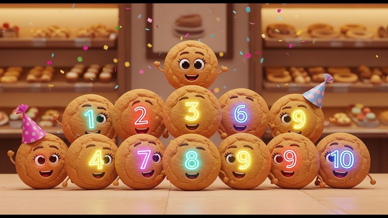 Counting Cookies from 1 to 10 | Fun Nursery Rhyme Song for Kids - YouTube