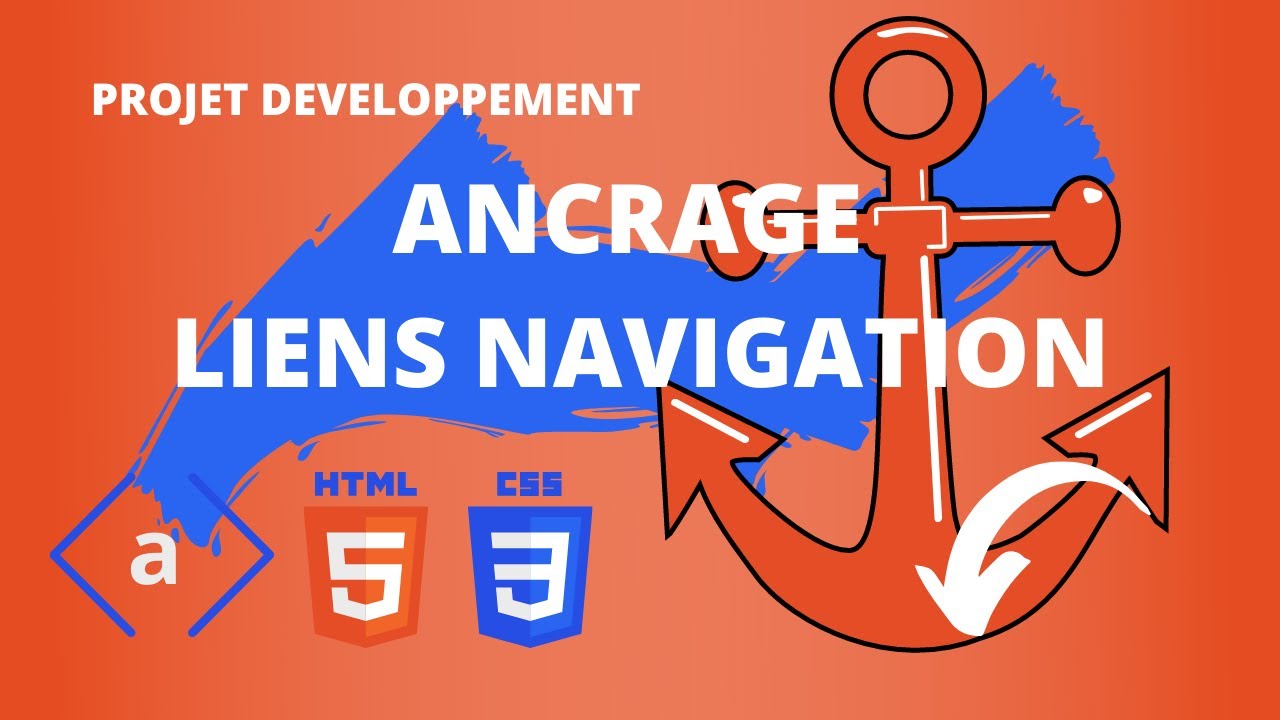 Cours Projet Html Css N°15 Ancrage Html Css Navigation Html Css Ancre 5675