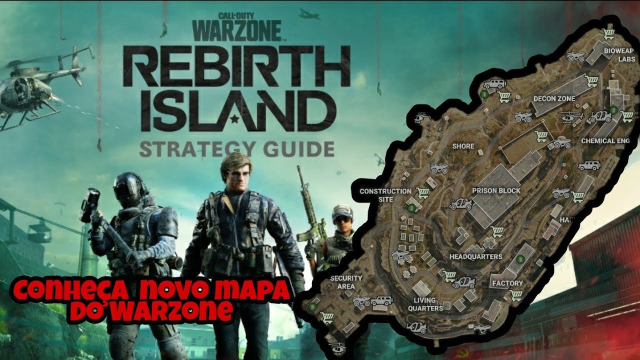 Conheça novo mapa do warzone - Rebirth Island - Dica, locais ...