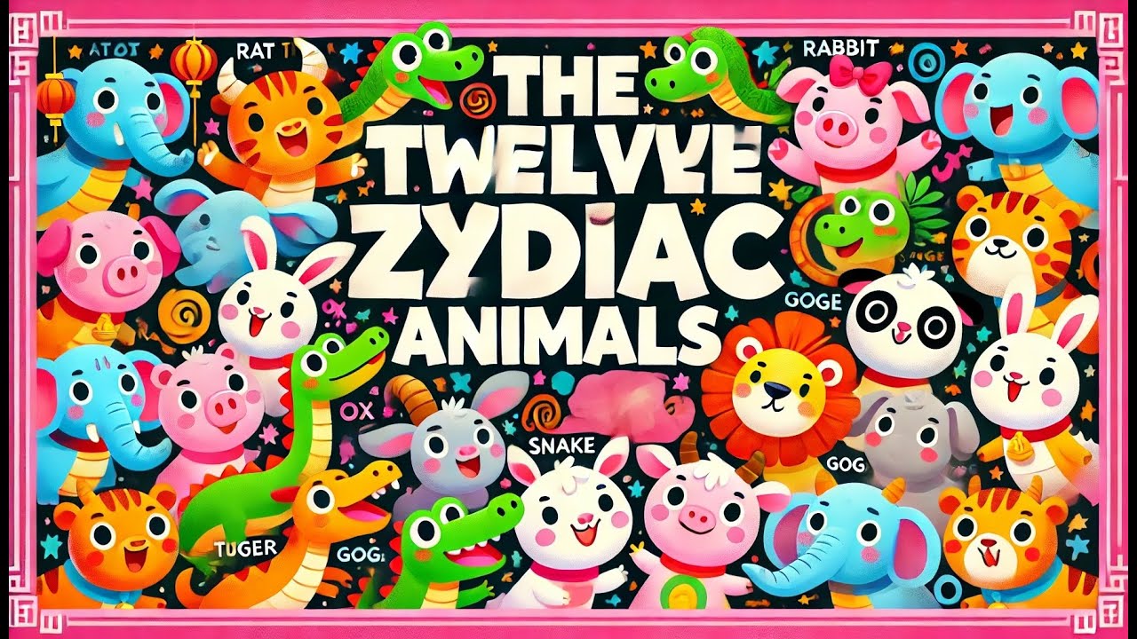 The Twelve Zodiac Animals Song 🐭🐯 | Fun & Easy Learning for Kids 🎶 ...