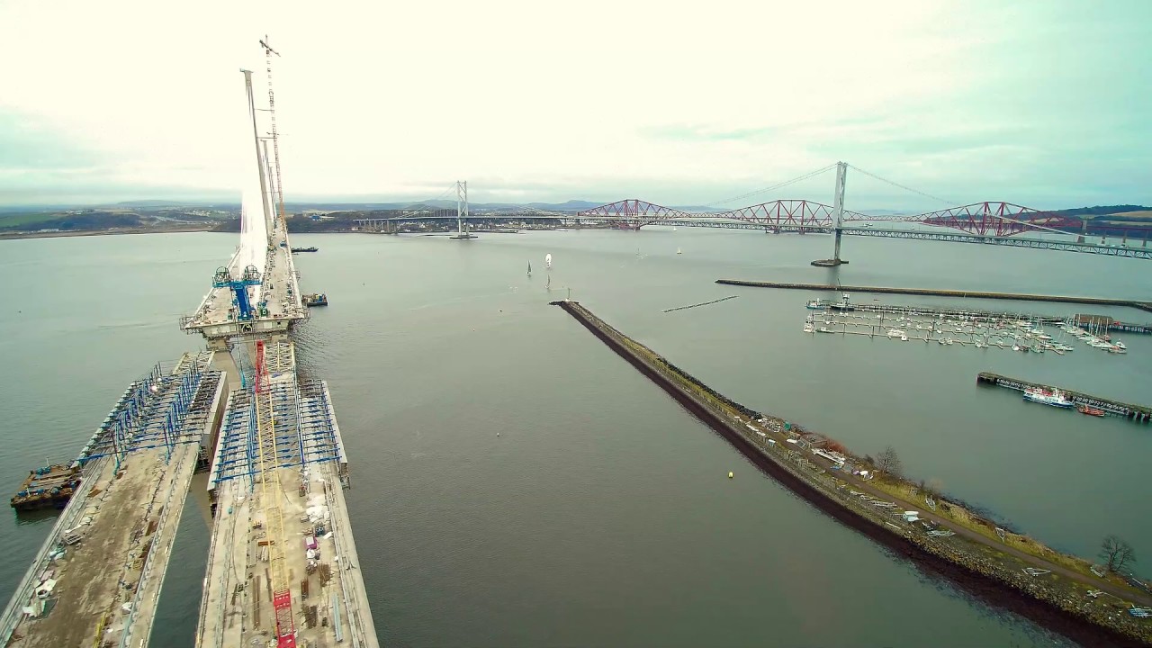 New Forth Road Bridge/Queensferry Crossing Update 8 - YouTube