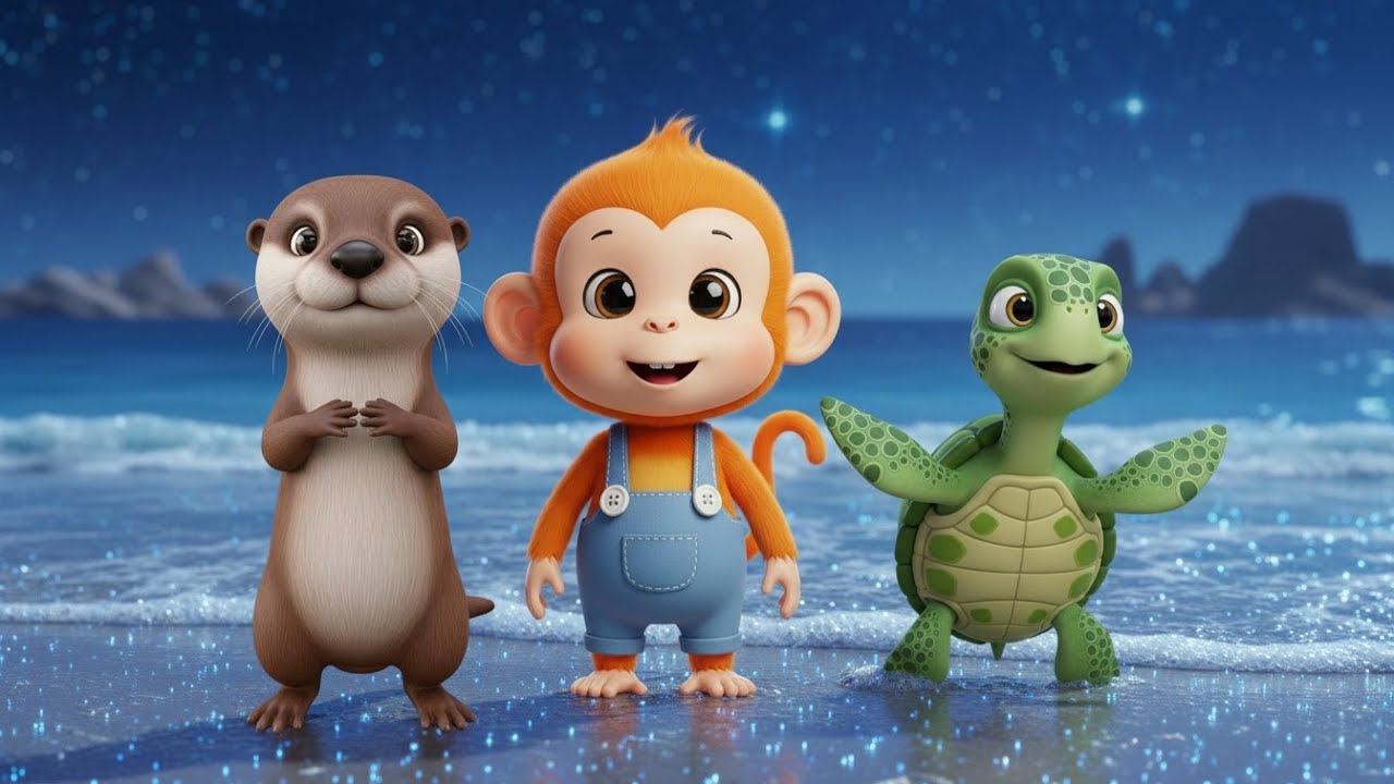 The monkey at the blue star beach #monkey - YouTube