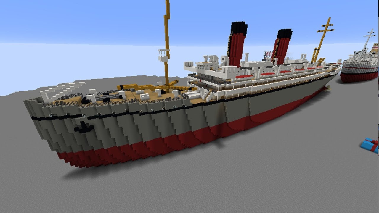 Minecraft RMS Balmoral Castle - YouTube