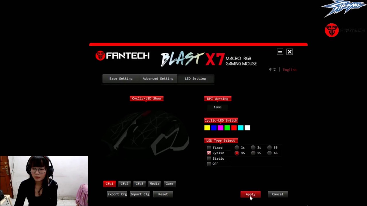 Review and set up Fantech mouse X7 BLAST & Mechanical Keyboard MK 817 ...