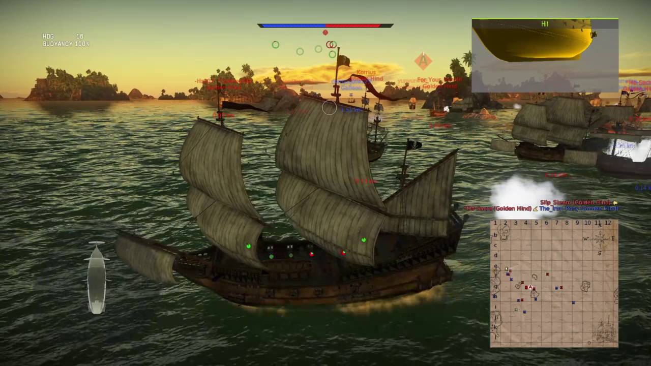 Golden Hind First battle - YouTube