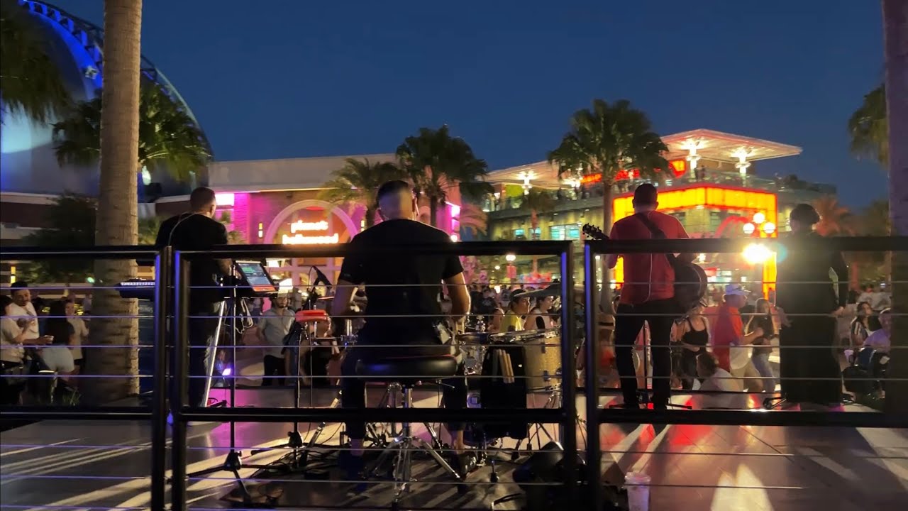 Walk With Me | Friday Night Disney Springs Sunset and Live Music - YouTube