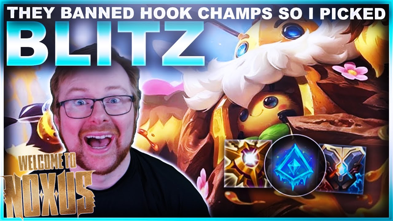 THEY BANNED HOOK CHAMPS SO I PICKED BLITZCRANK! | League of Legends ...