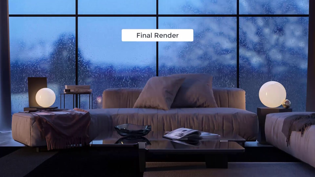 Glass & Rain effect - Bump map - YouTube