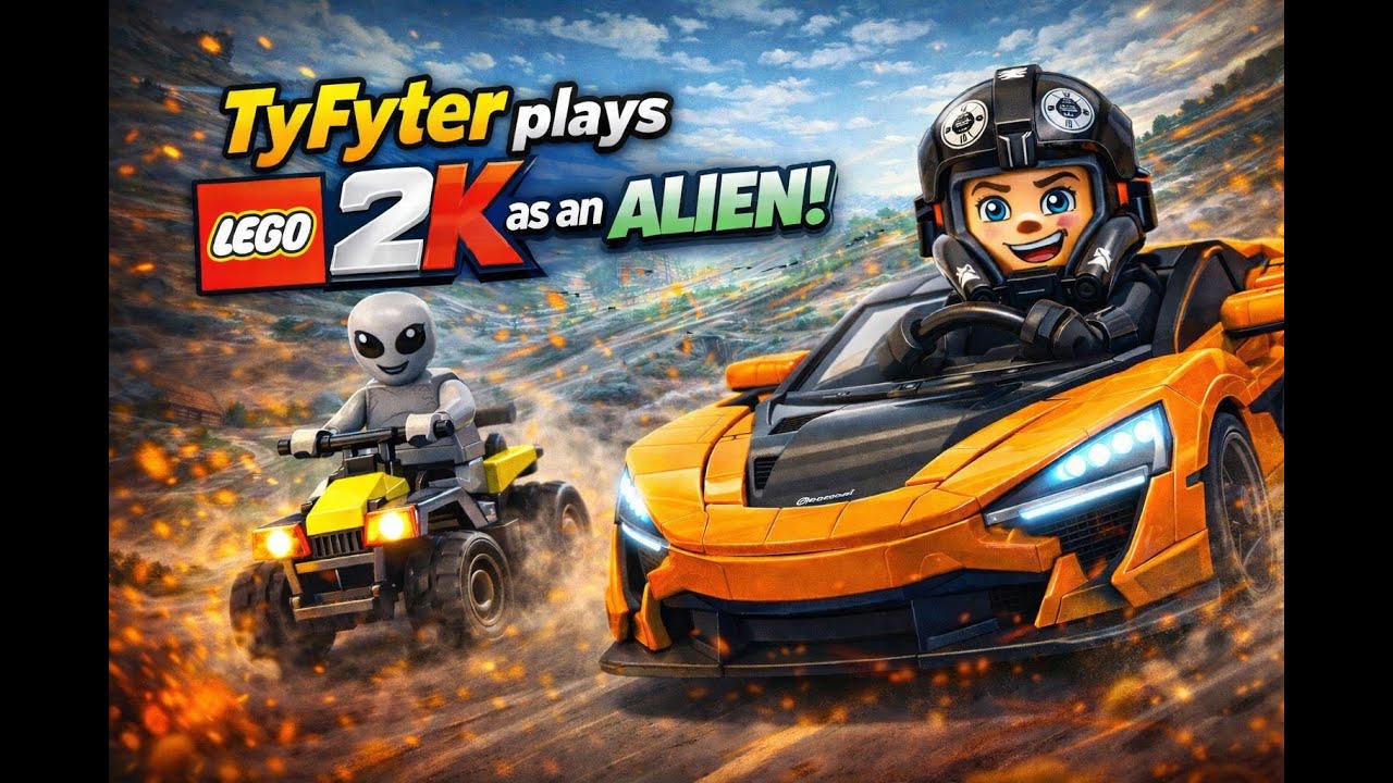 TyFyter Drives an ATV as an Alien! 🚙💨 | LEGO 2K Drive - YouTube