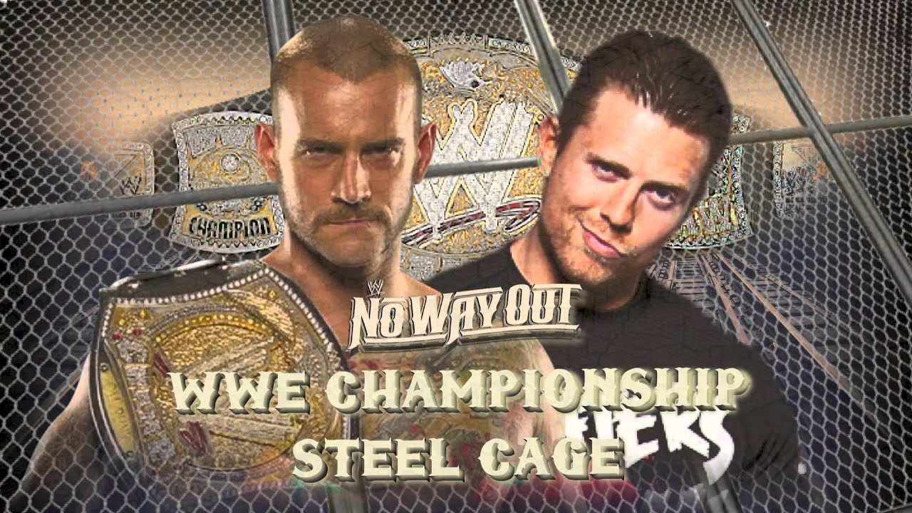 WWE No Way Out 2013- Steel Cage match for the WWE Championship Cm Punk ...