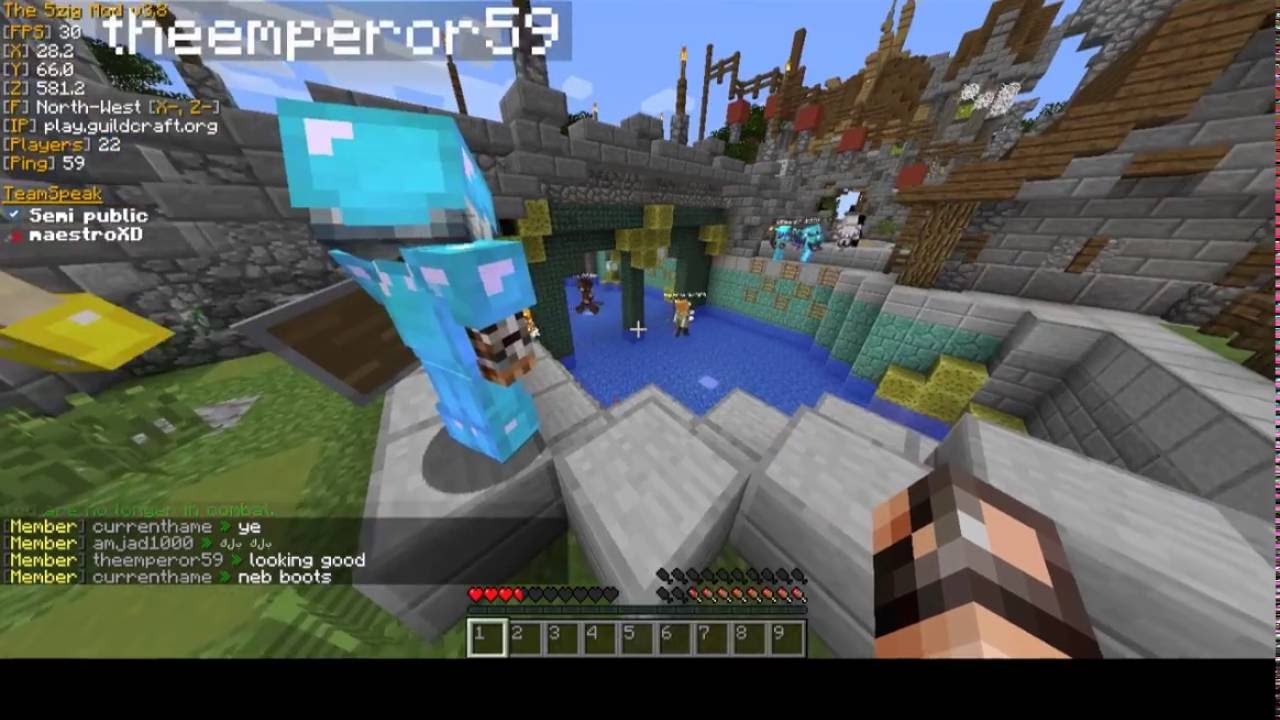 (Guildcraft) semi-vanilla The_Golden killaura - YouTube