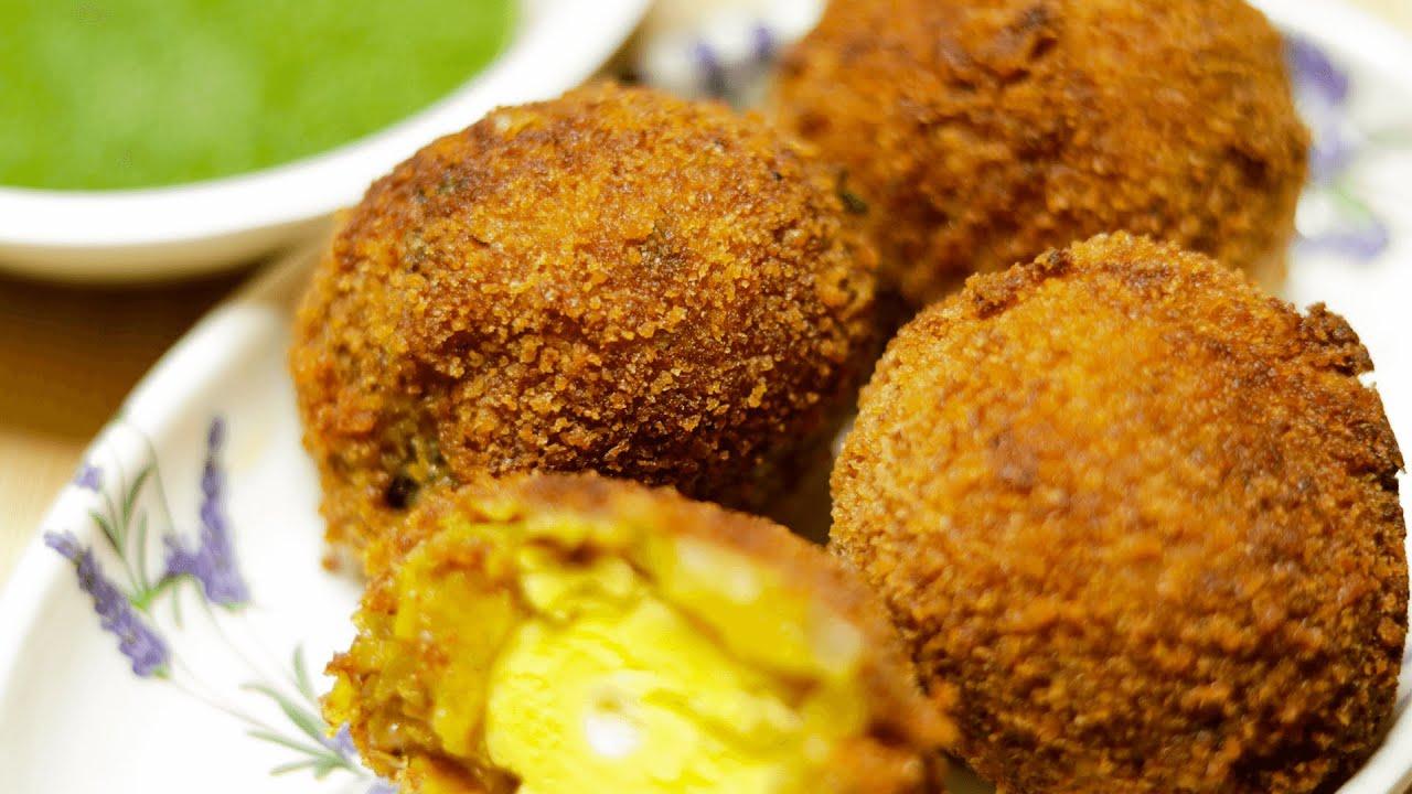 Egg Yolk Recipe | Spicy And Crispy Egg Street Food | Egg Yolk Devil ...