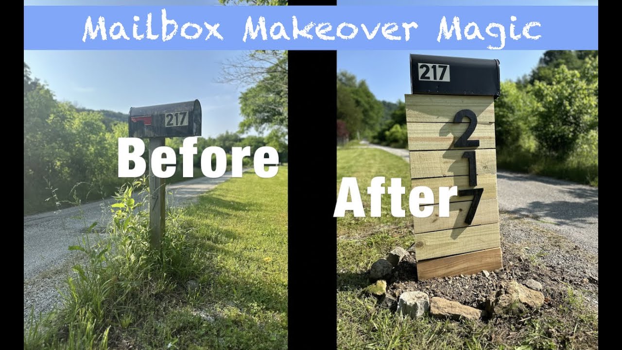 Revamp your ugly mailbox with this super easy DIY upgrade - YouTube
