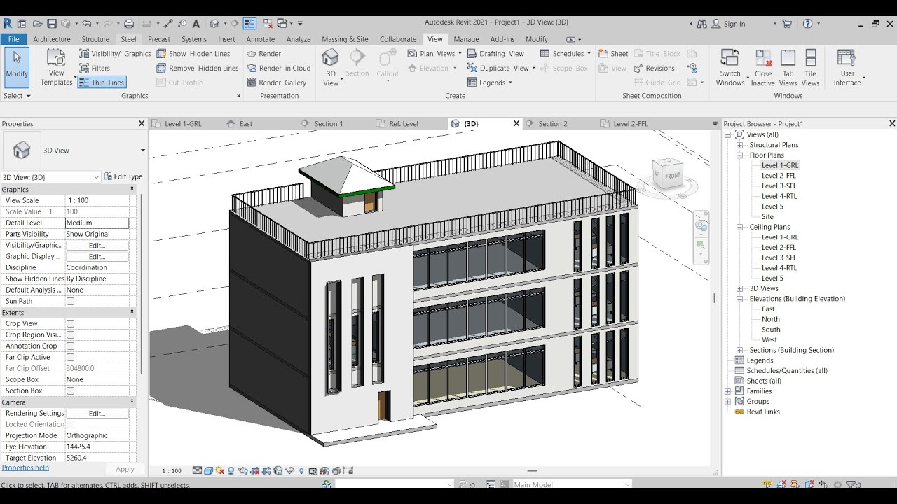 Creating a Revit project -Part-2 - YouTube