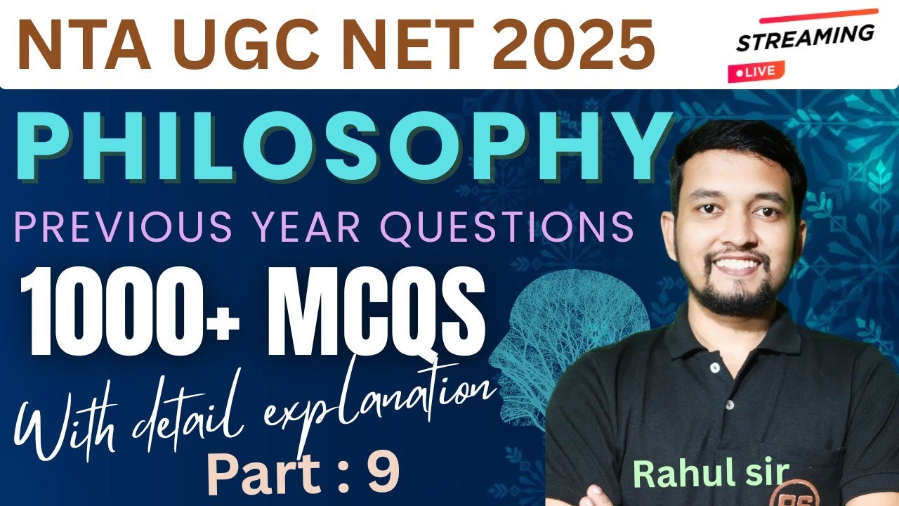 Epic Philosophy Challenge: Can You Ace These 1000+ MCQs? 🤔 - YouTube
