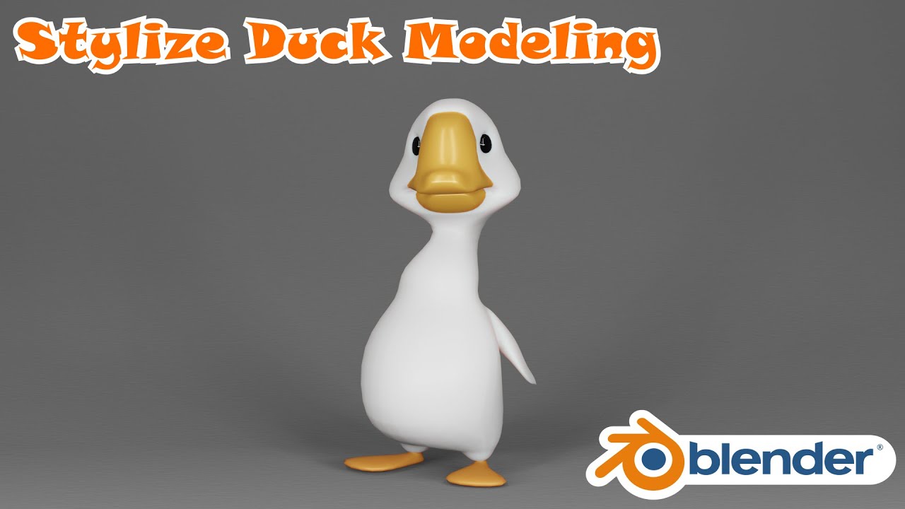 Stylized Duck Modeling in Blender 2.93 - YouTube