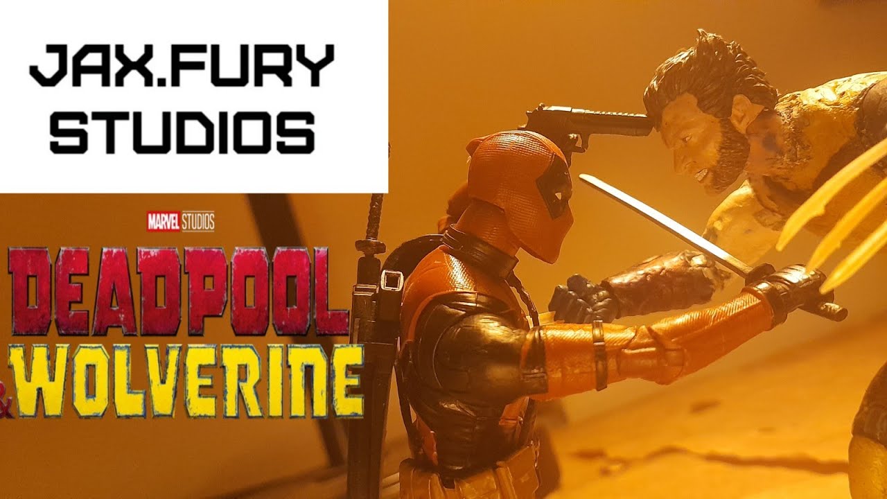 deadpool and wolverine void fight recreated scene stop motion. - YouTube
