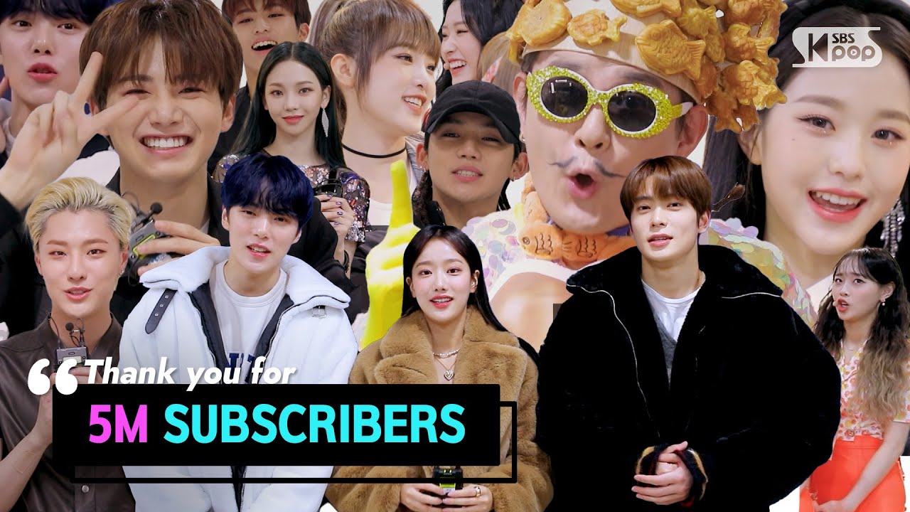 Thank you for 5M SUBSCRIBERS 💟트레저, 에스파, 노라조, 이달의 소녀, 아이즈원, 조승연(WOODZ ...