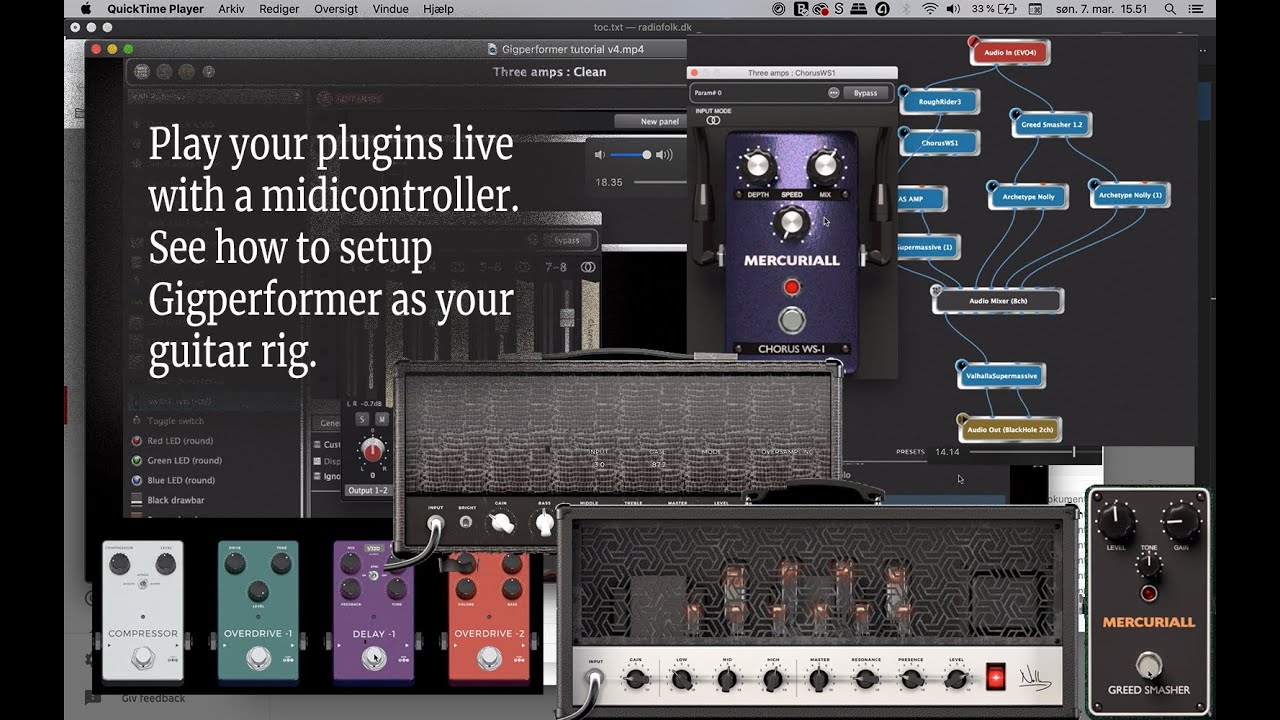 Learn how to setup Gigperformer as your main guitar rig - YouTube