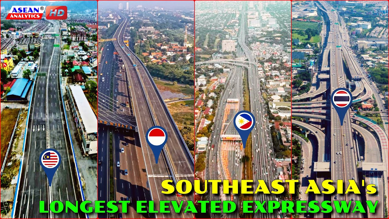 Southeast Asia's Longest Elevated Expressways 2022 - YouTube