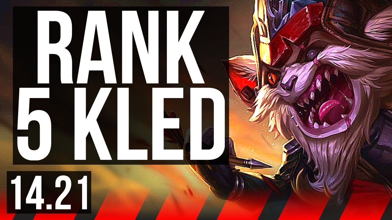 KLED vs DR. MUNDO (TOP) | Rank 5 Kled, 1500+ games | KR Grandmaster | 14.21 - YouTube