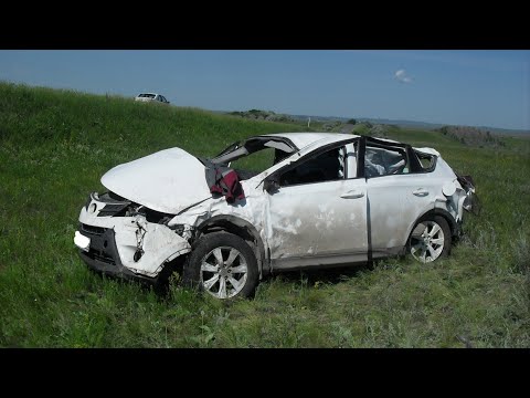 Car Comes Off Road and Rolls 10+ Times - YouTube