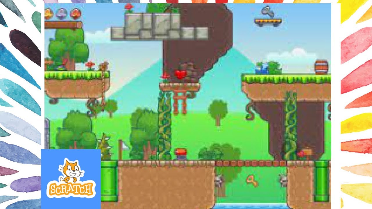 Platform in Scratch/ Scratch plat form game - YouTube