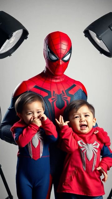 👑 Evolution of Spider-man: Family Portrait Studio ️ #avengers # ...