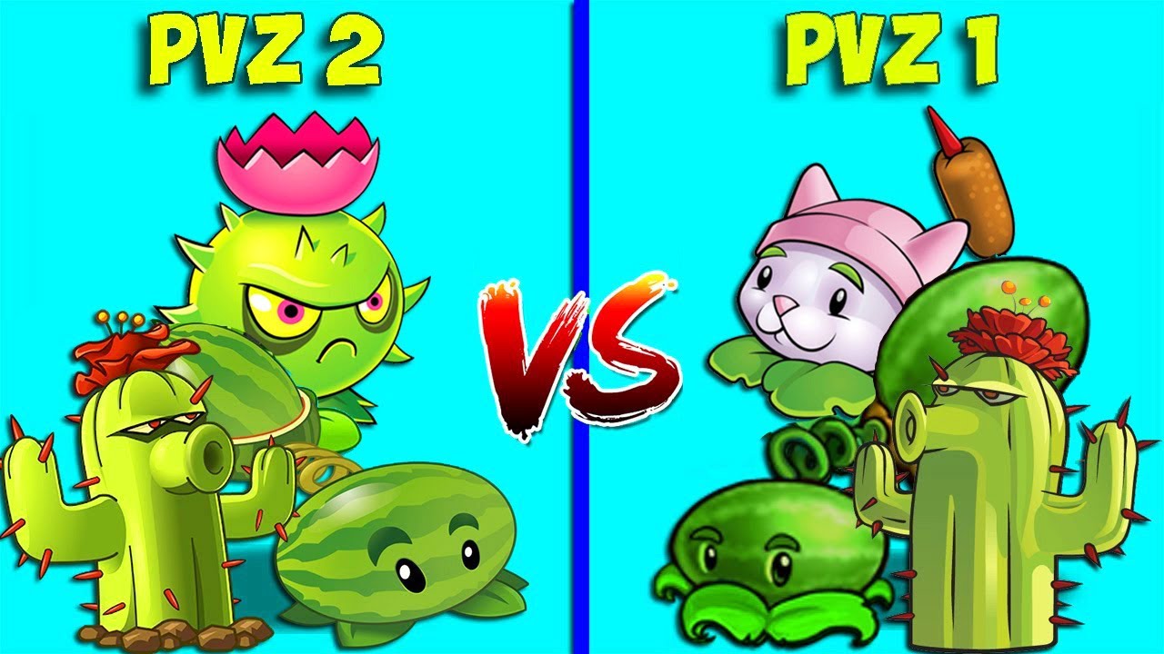 Team 3 Plants PvZ 1 vs PvZ 2 - Who Will Win? - Plants Vs Zombies ...