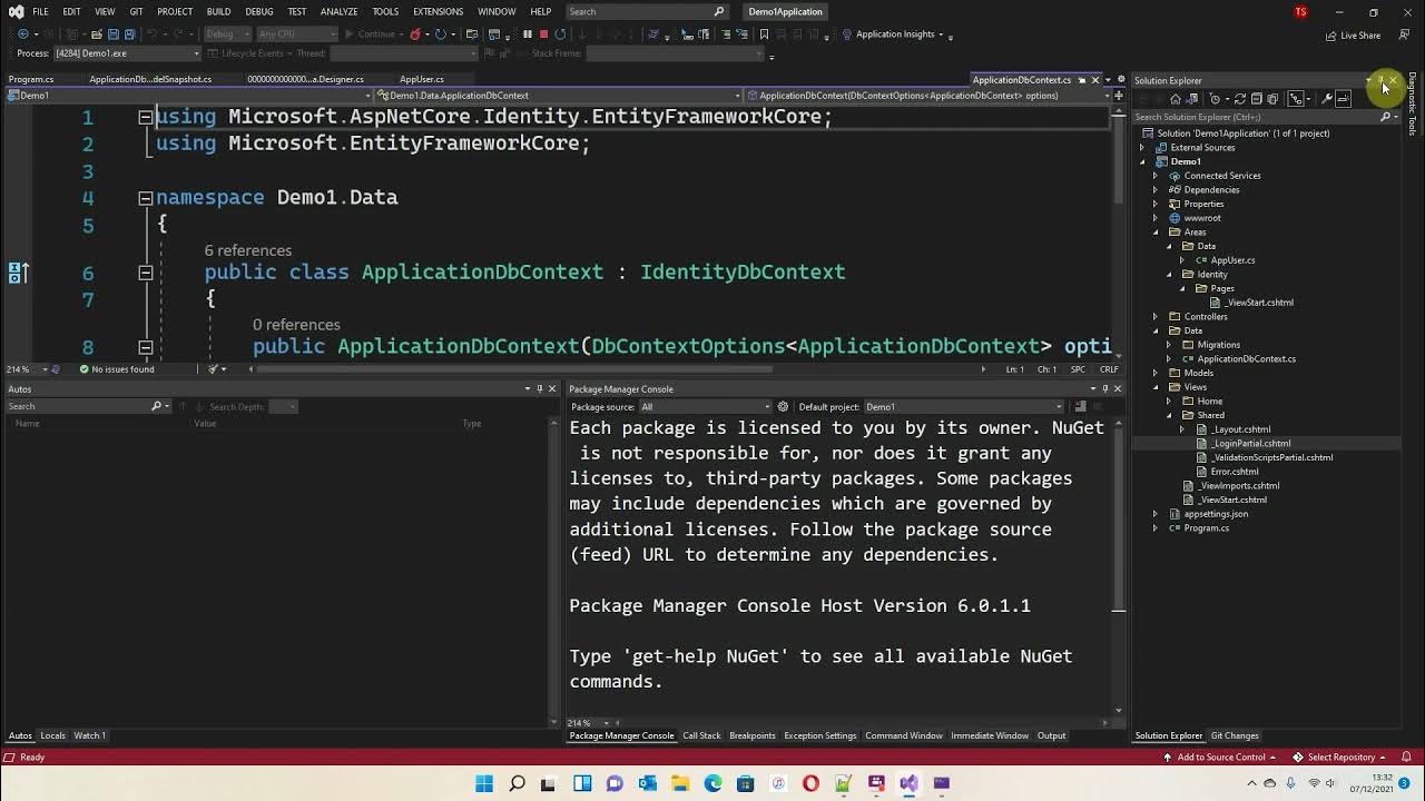 Episode 4 Authentication with Microsoft Identity Part 2 of 3 (ASP.NET ...