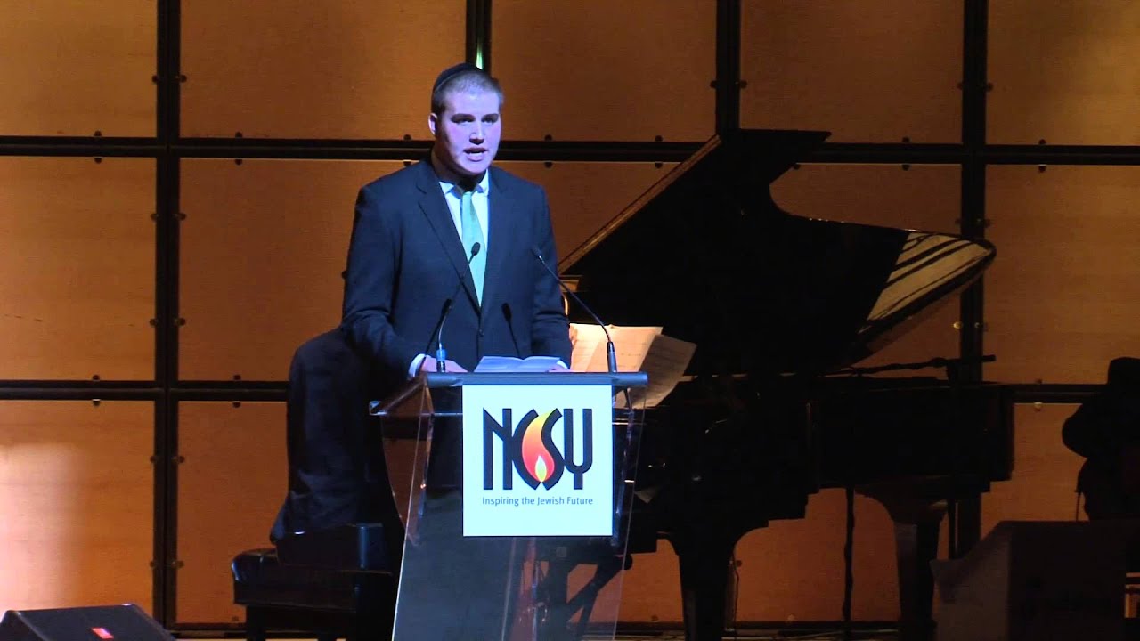 Jacob Samuels Speech at the 32nd NCSY Concert - YouTube