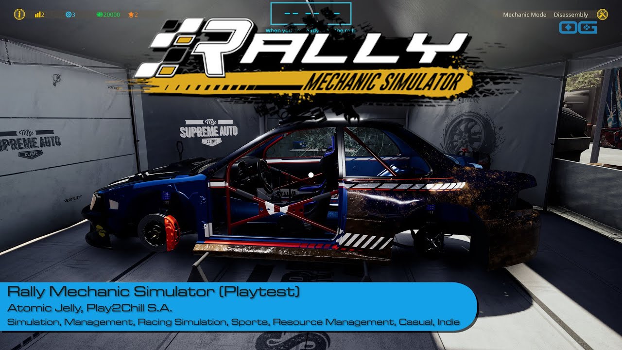 Rally Mechanic Simulator: High-Pressure Repairs and Rally Thrills ...