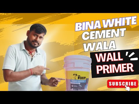 Dr fixit primo white primer||Primer paint for wall||Exterior wall ...
