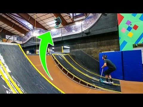 CONQUERING THE MEGA GAP ON SCOOTER! - YouTube