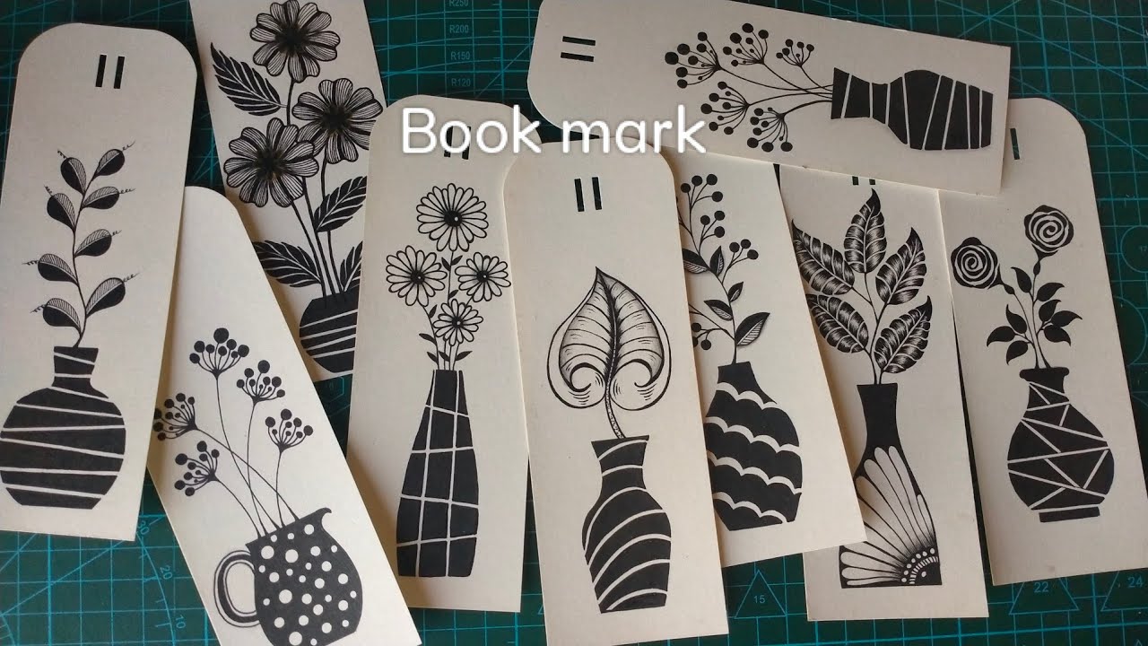 DIY Book mark 📖/Simple and beautiful book mark/Reyyanscreation - YouTube
