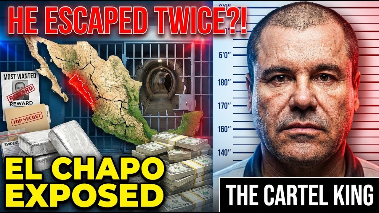 El Chapo MOST WANTED DRUG LORD! ESCAPED FROM MEXICAN PRISON TWICE ...