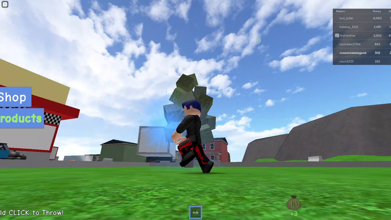 i play knife simulator with very good aiming skill people(roblox) - YouTube