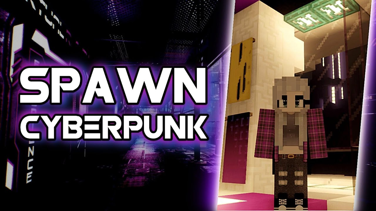Spawn Cyberpunk Minecraft - YouTube