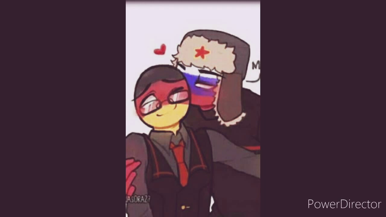 Germany x Russia GeRus countryhumans clean - YouTube