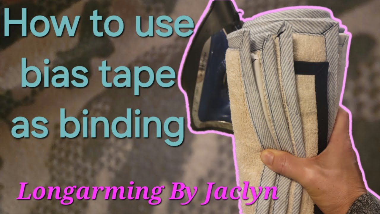 How to use bias tape as binding. Quick closure, easy store bought or ...