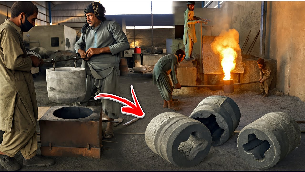 Rolling Mill Coupling Hub Manufacturing process || Local foundry Heavy ...