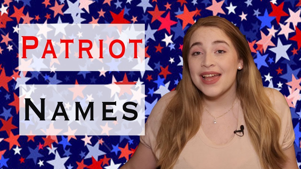 Patriotic Baby Names - YouTube