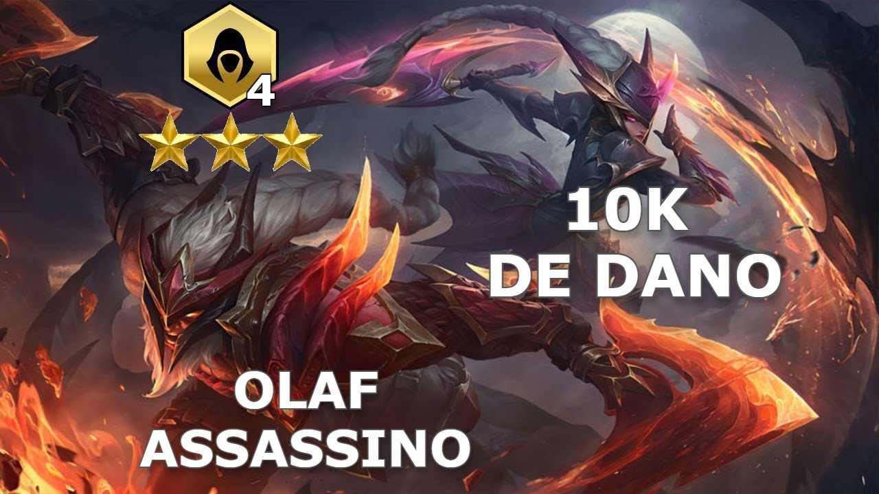 COMP DO OLAF ASSASSINO - DIANA DEU 10K DE DANO! - TFT - YouTube
